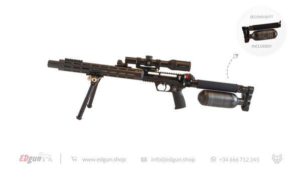 Leshiy 2 Predator Air Rifle - Cal. 25 - EDGUNLESHIY SHOP