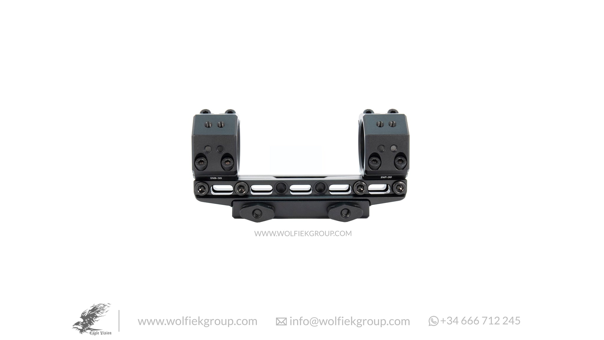 Eagle Vision One-Piece Infinity Elevation Picatinny Riflescope Mounts ...