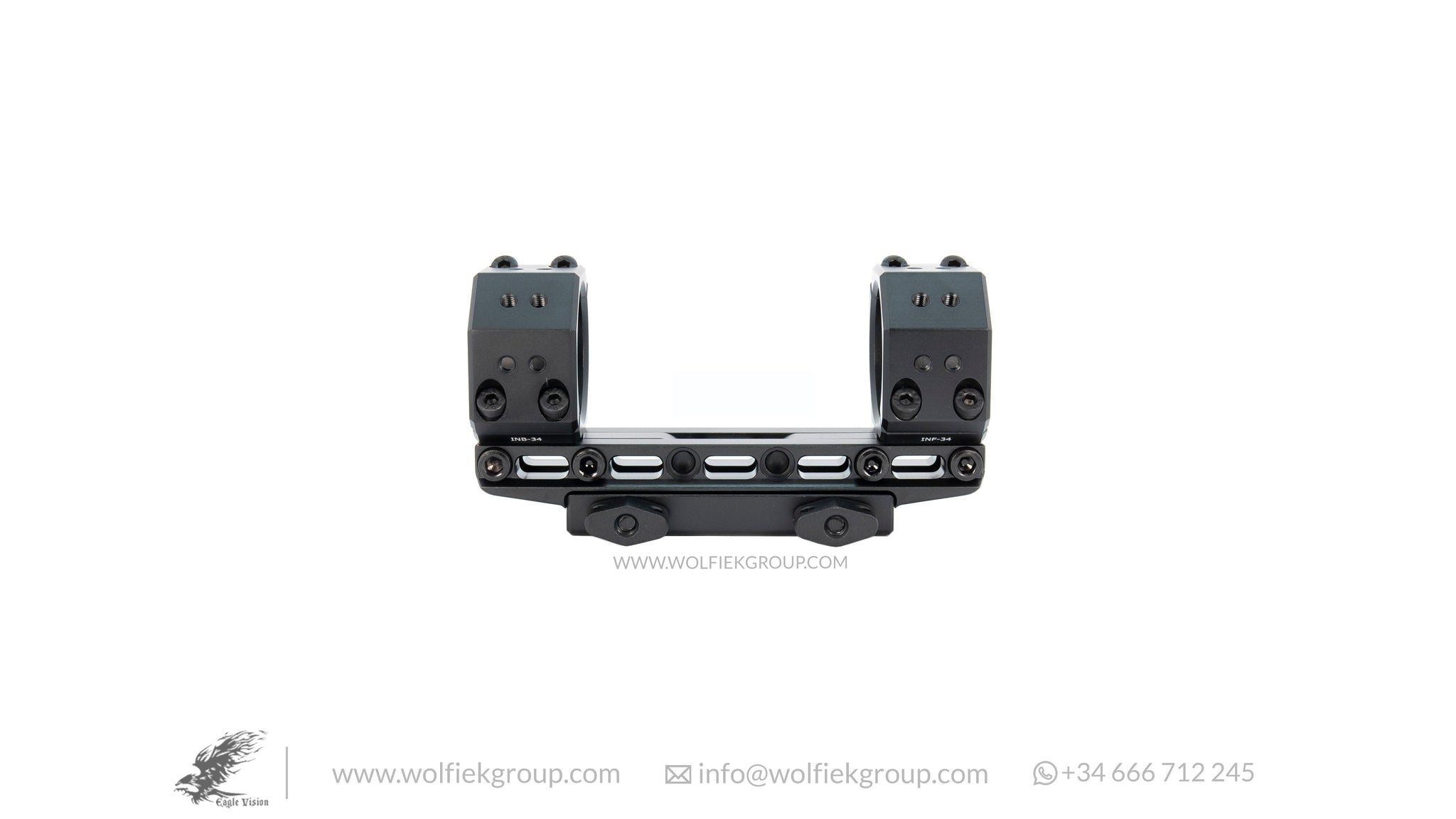 Eagle Vision One-Piece Infinity Elevation Picatinny Riflescope Mounts ...