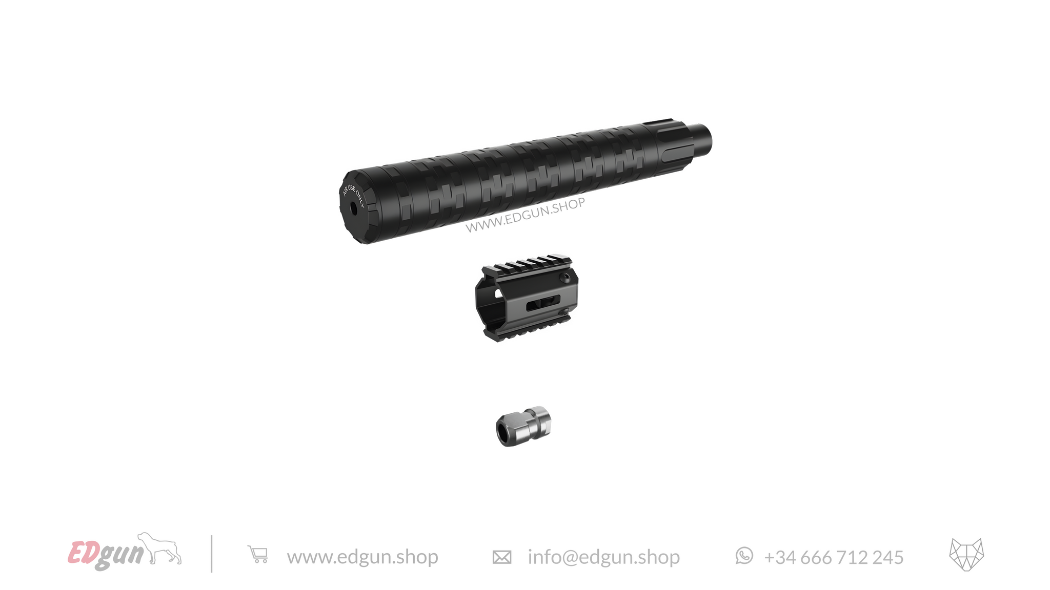 EDgun · Behemoth · QD Silencer · TRI-LUG KIT Picatinny - EDGUNLESHIY SHOP